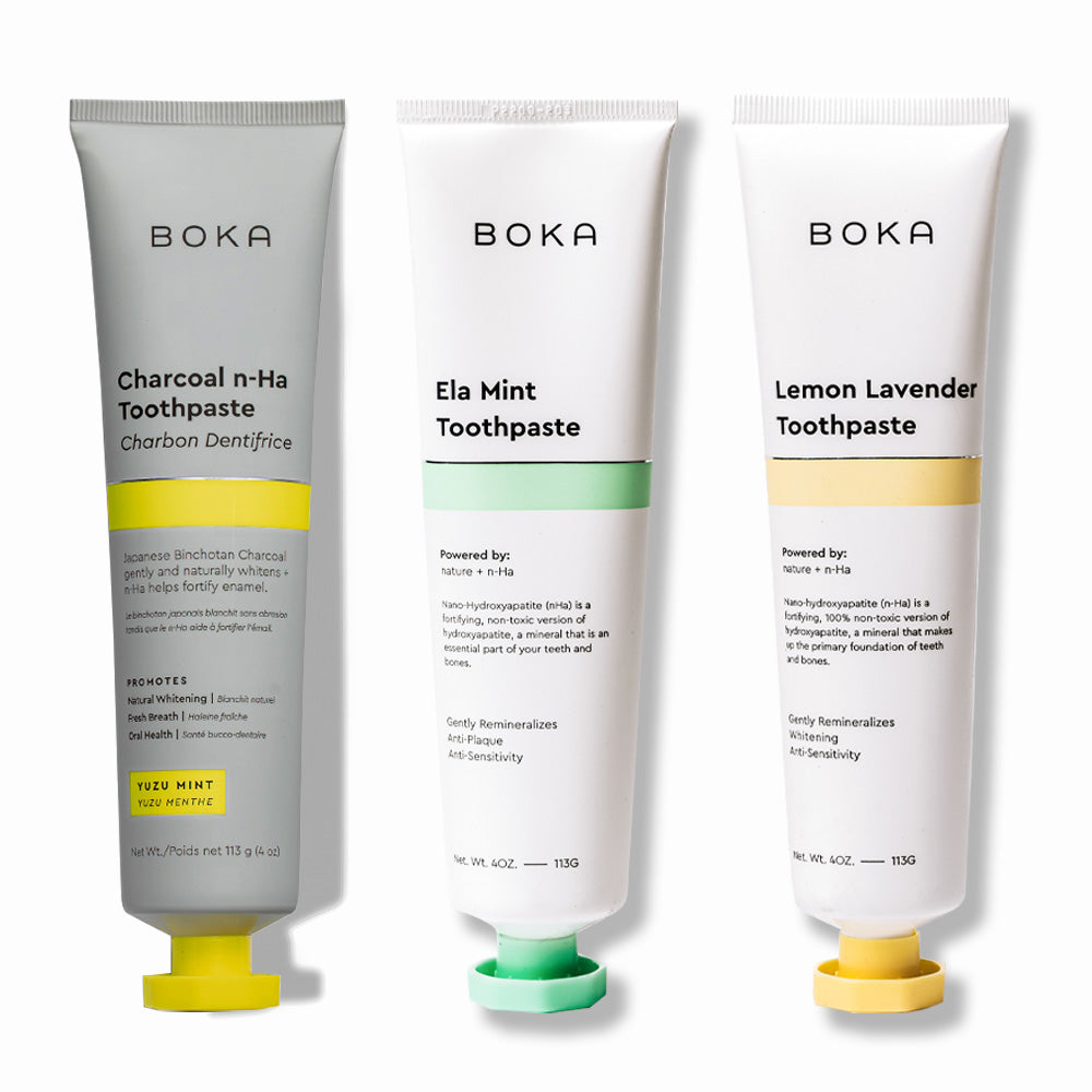 Nano-hydroxyapatite (n-Ha) Toothpaste | Free Shipping - Boka – Boka