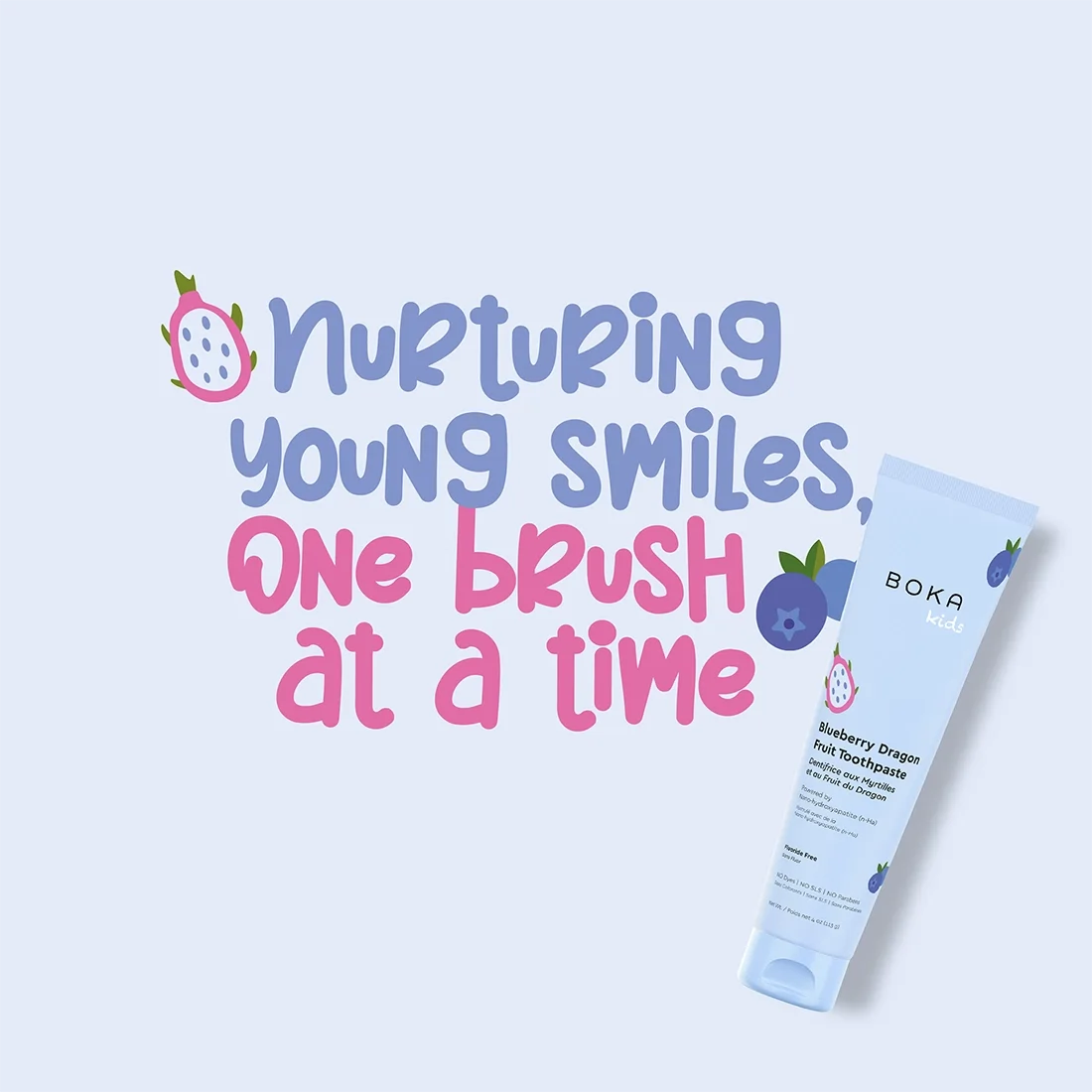 Blueberry Dragon Fruit n-Ha Toothpaste – Boka