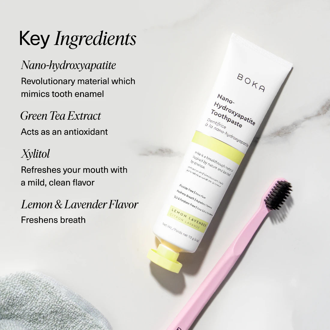 Buy Boka Lemon Lavender Flavored Toothpaste