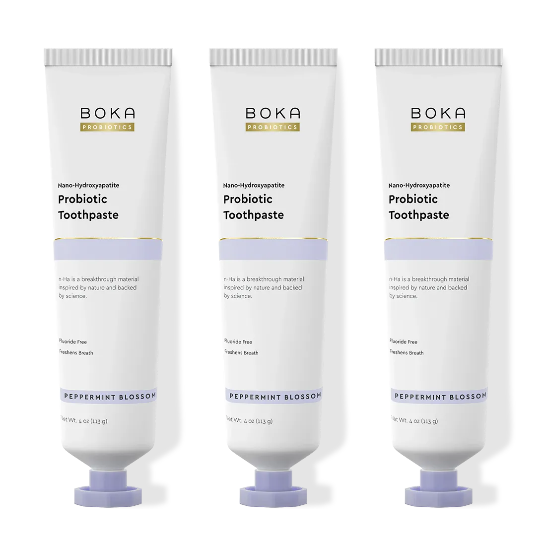 Peppermint Blossom Probiotic n-Ha Toothpaste – Boka