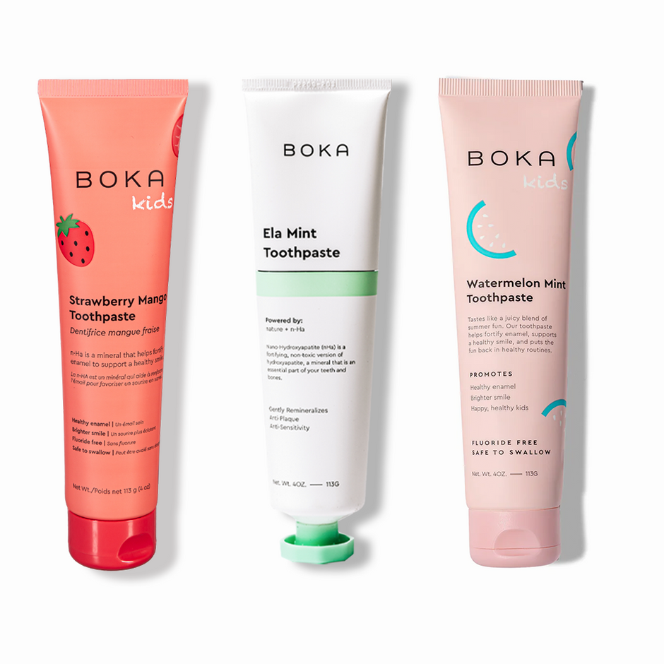 Boka Ela Mint Toothpaste 4oz with Nano-Hydroxyapatite (n-HA)