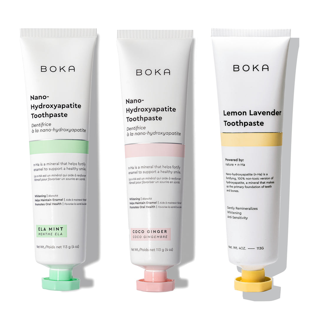 Boka Ela Mint Toothpaste 4oz with Nano-Hydroxyapatite (n-HA)